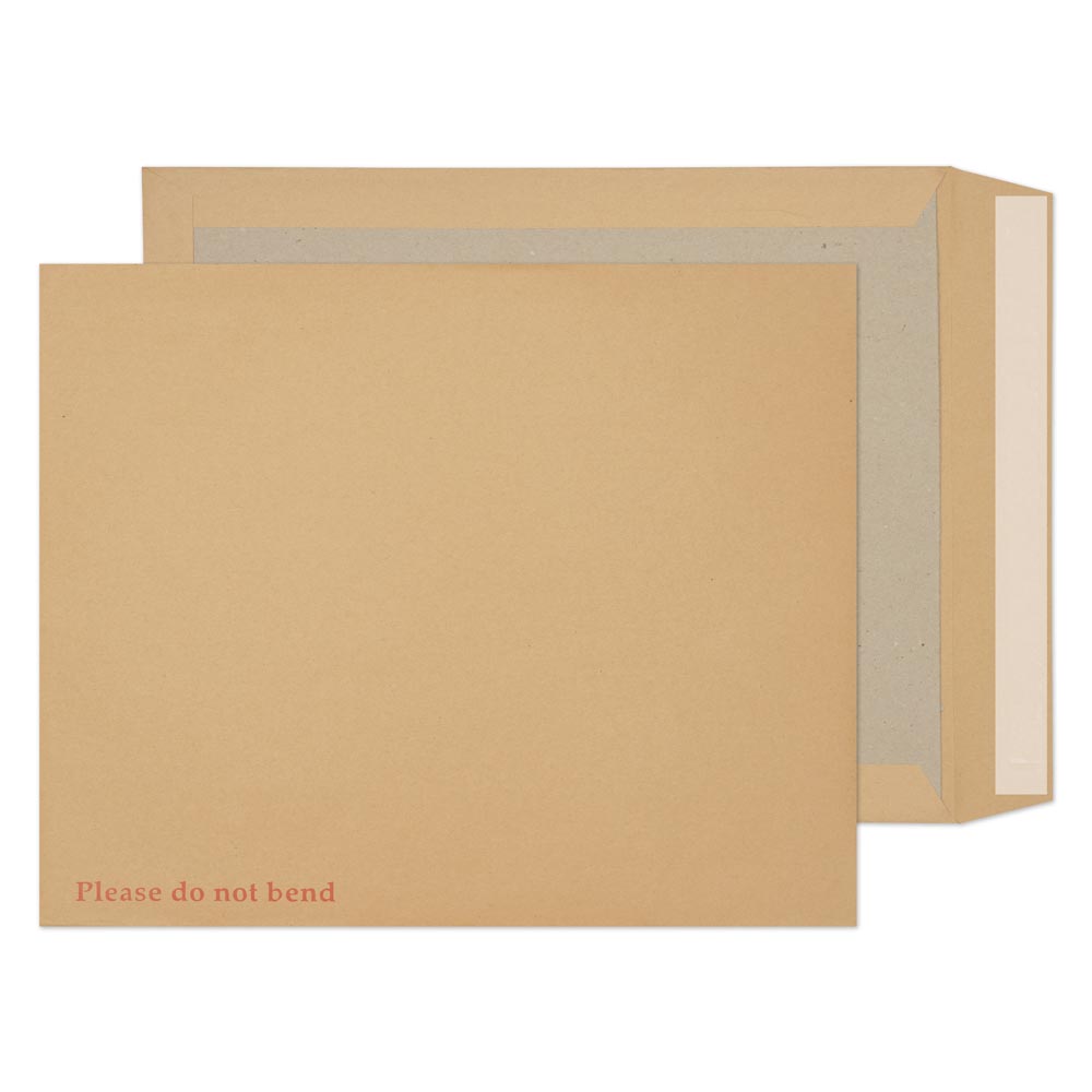 318mm x 394mm Board Back Envelopes - Please Do Not Bend (Qty 125) - All ...