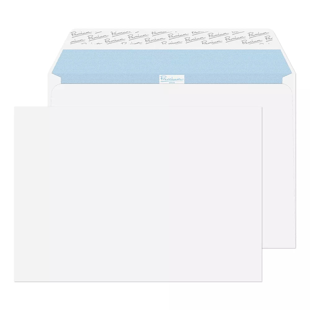 C4 White Premium Ultra 120gsm Wallet Peel & Seal Envelopes (Qty 250) 2 ...