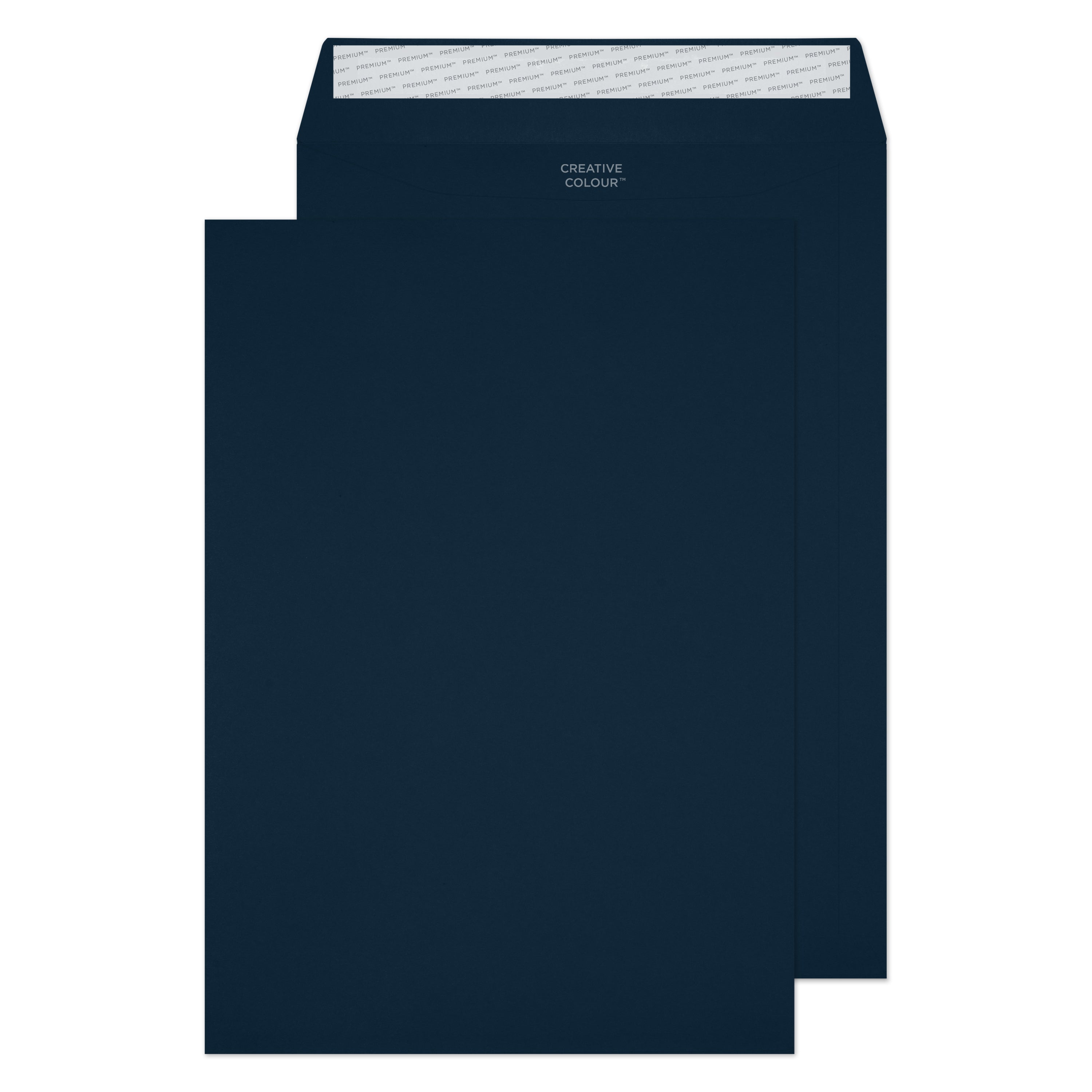 C4 Oxford Blue Pocket 120gsm Peel & Seal Envelopes (Qty 10) 229mm x 32 ...