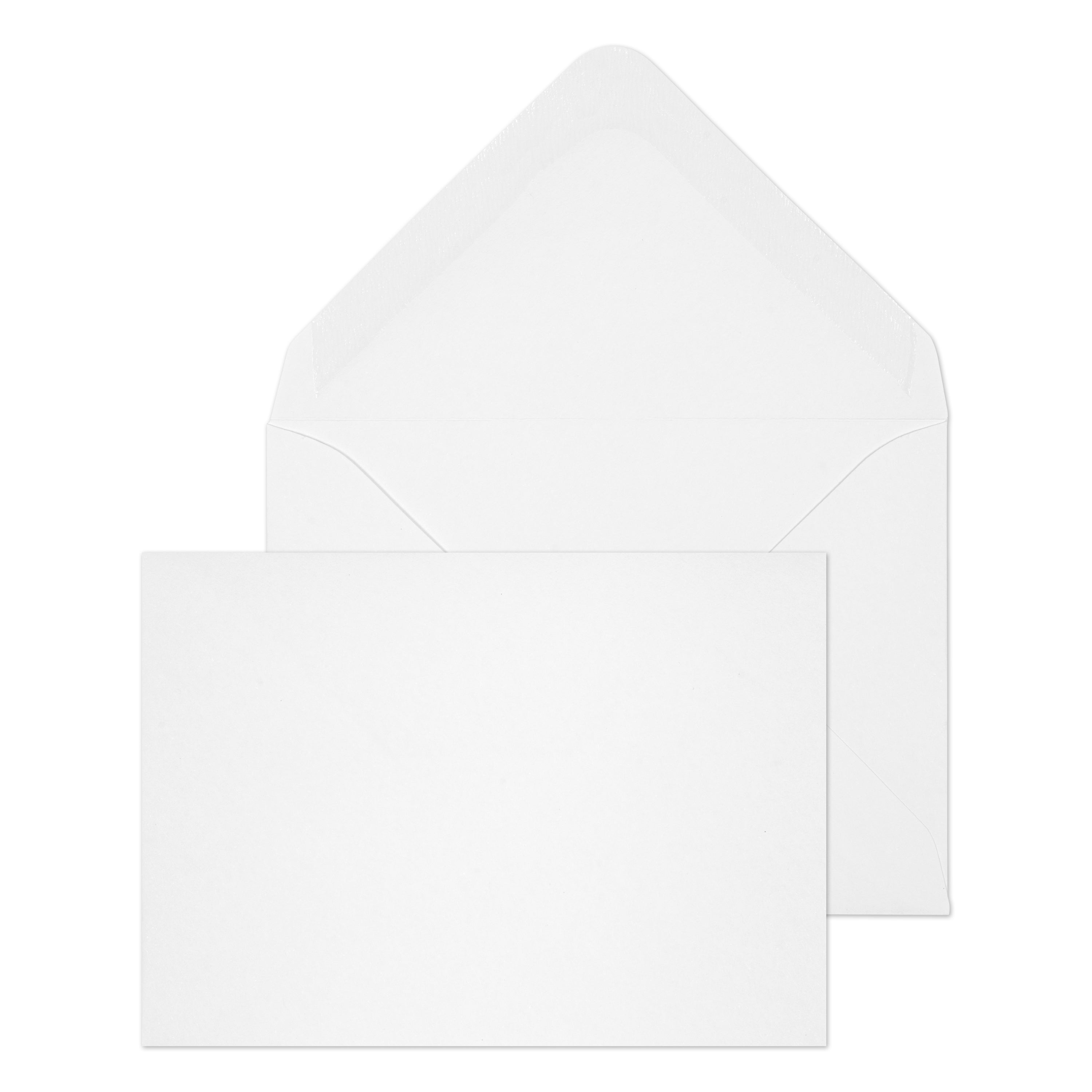 70mm x 100mm Banker Invitation Gummed White 90gsm Envelopes (Qty 1000 ...