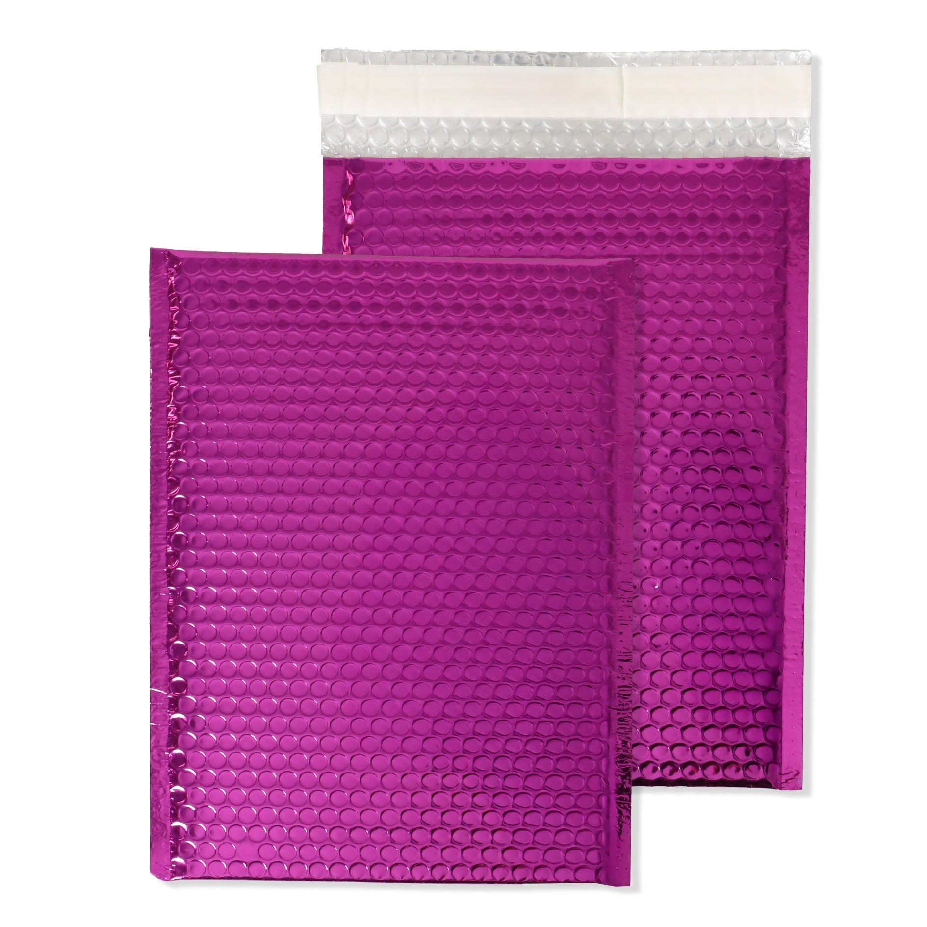 C4 Gloss Foil Pink Padded Bubble Envelopes 230mm x 324mm (Box Qty 100 ...