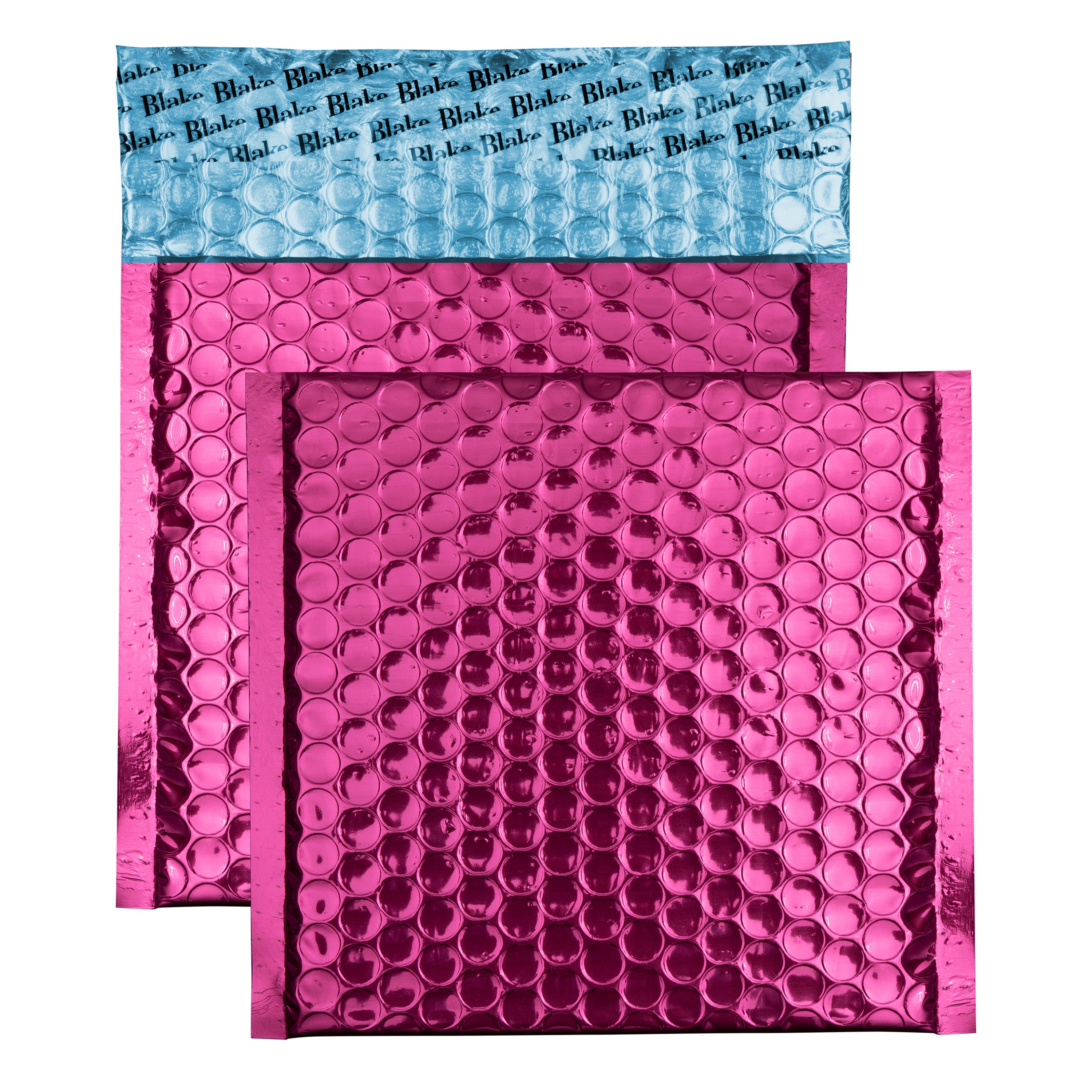 165mm x 165mm Metallic Hot Pink Padded Bubble Envelopes (Qty 100) - All ...