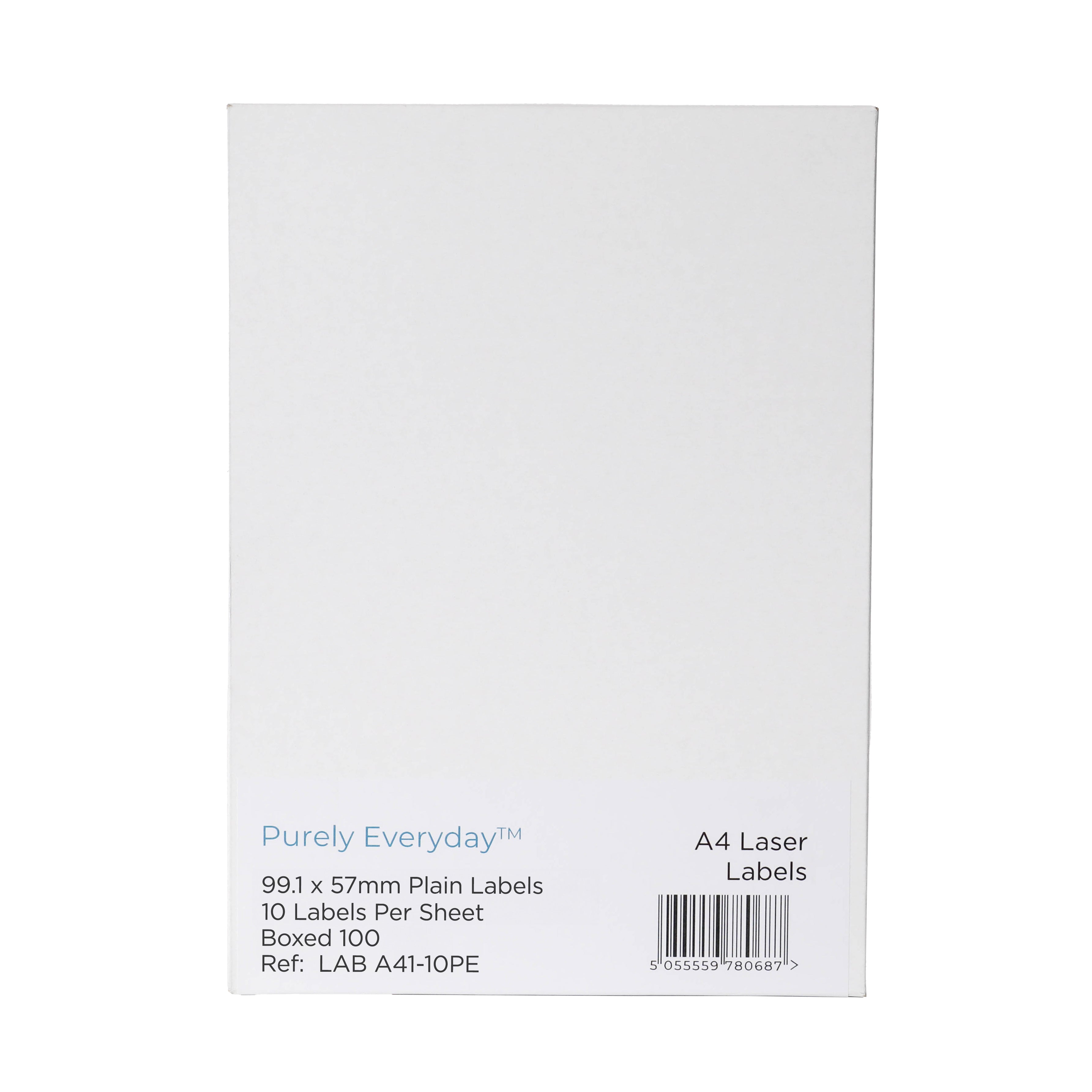 A4 Laser Labels, 99.1 x 57mm, Plain, 10 per sheet – All Colour Envelopes