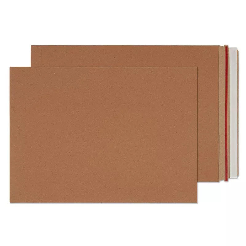 450mm x 324mm Rigid Board Kraft Envelopes 350gsm (Qty 100) - All Colour ...