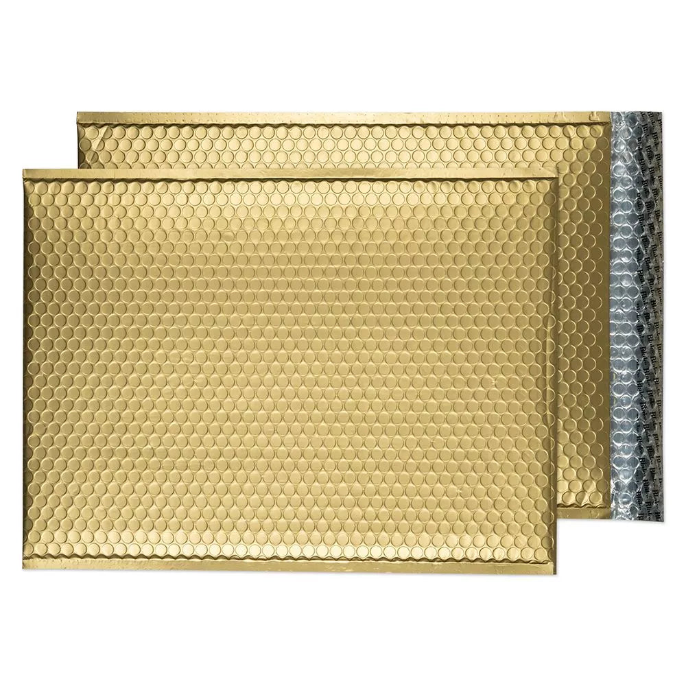 C3 Metallic Gold Padded Bubble Envelopes (Qty 50) 320mm x 450mm – All ...