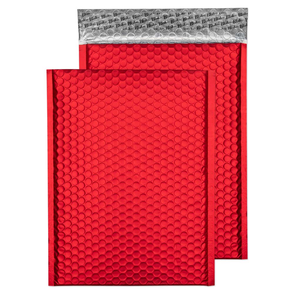 C4 Matt Red Padded Bubble Envelopes (Qty 100) 230mm x 324mm – All ...