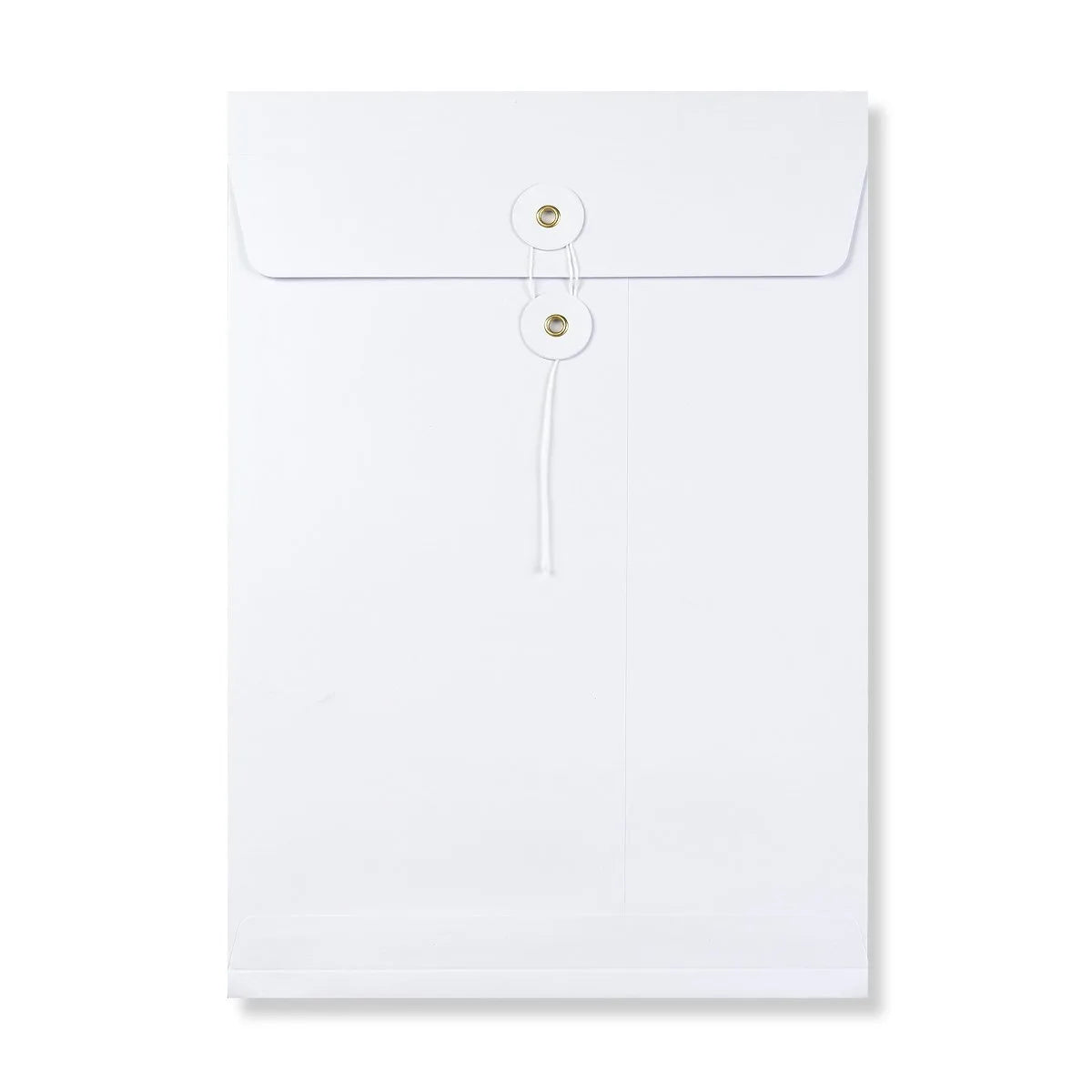 C4 White String & Washer Gusset Envelopes | C4 to fit A4 - All Colour Envelopes