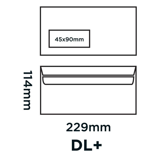 Plain & Coloured DL Window Envelopes - All Colour Envelopes - All ...