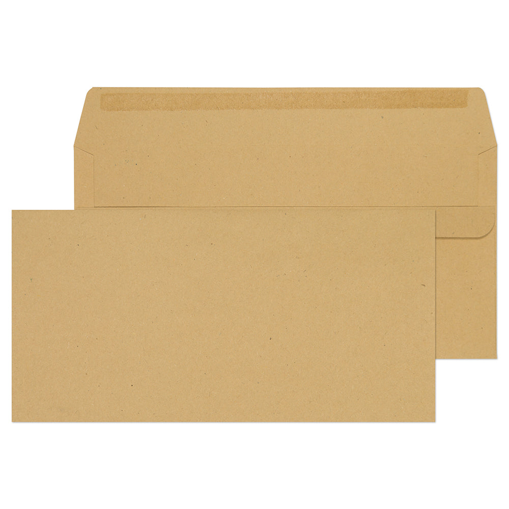 DL Manilla 80gsm Self Seal Wallet Envelopes (Qty 1000) 110mm x 220mm ...