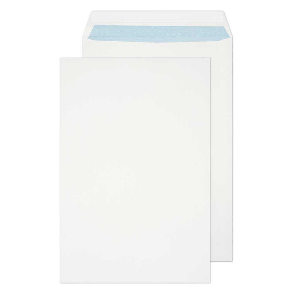 381mm x 254mm White 120gsm Peel & Seal Pocket Envelopes (Qty 250) - All ...