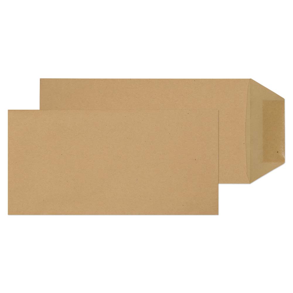 DL Manilla 80gsm Gummed Pocket Envelopes (Qty 500) 110mm x 220mm - All ...