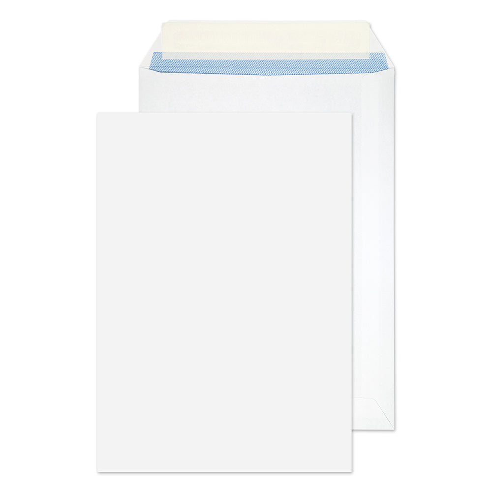 C5 White 100gsm Peel & Seal Pocket Envelopes (Qty 250) 162mm x 229mm ...