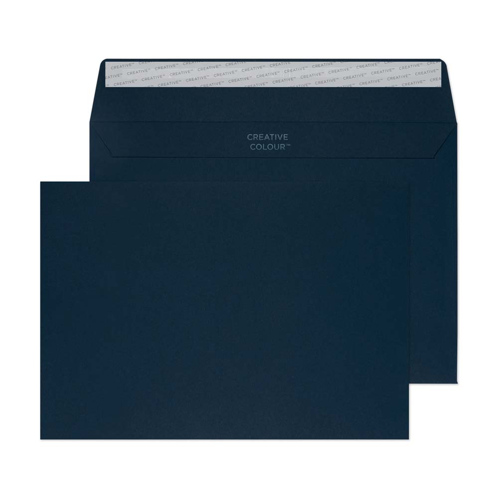 C5 Oxford Blue 120gsm Peel & Seal Wallet Envelopes (Qty 25) 162mm x 22 ...