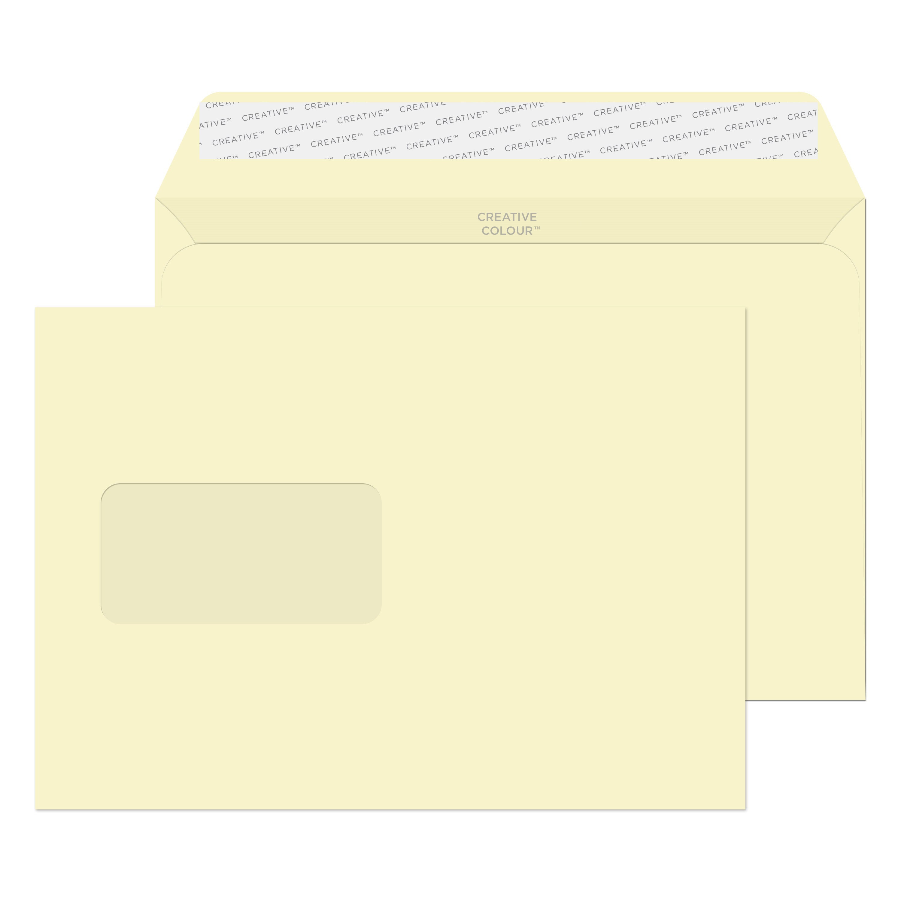 C5 Milk White 120gsm Peel & Seal Window Envelopes (Qty 500) 162mm x 22 ...