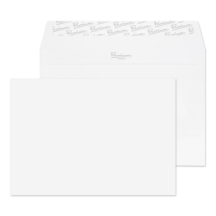 162 x 229 C5 Diamond White Smooth 120gsm Peel and Seal Wallet Envelope ...
