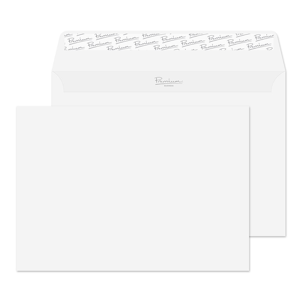 C5 Brilliant White Wove 120gsm Peel & Seal Wallet Envelopes (Qty 500 ...