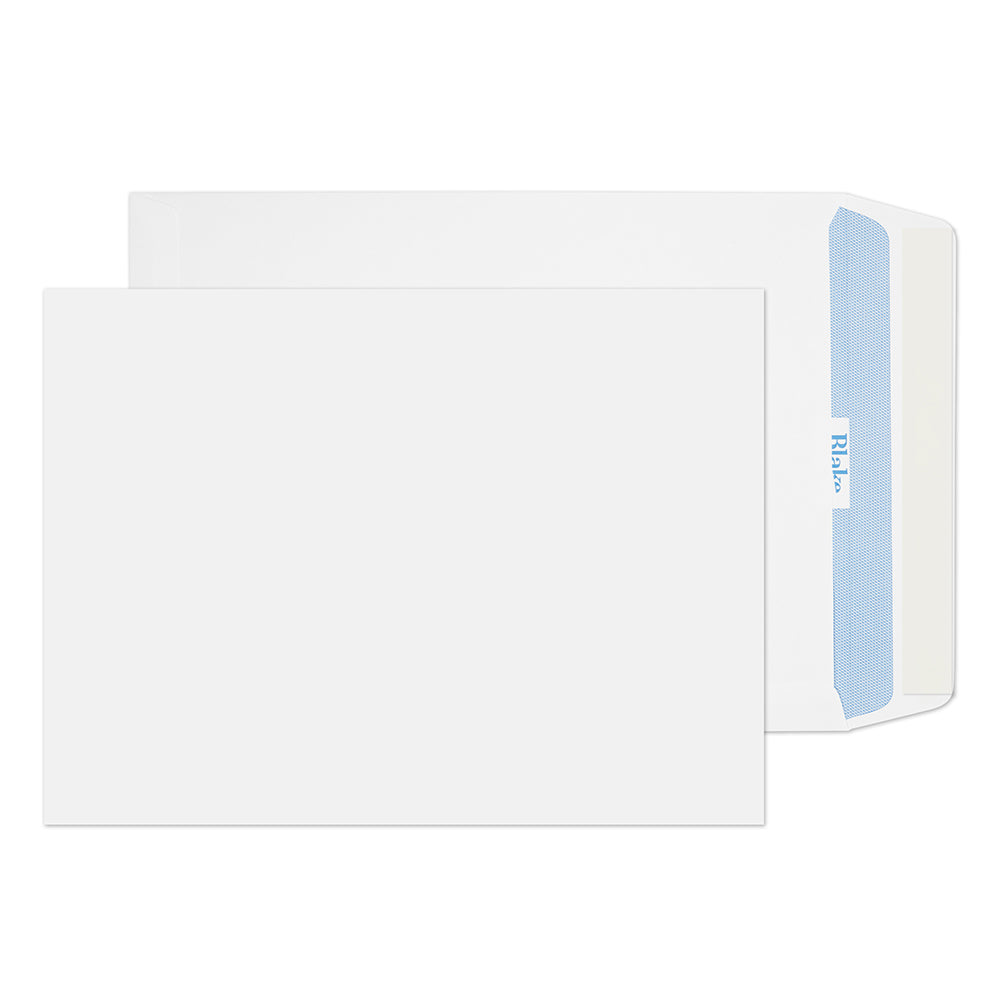 305mm x 229mm Ultra White 120gsm Peel & Seal Pocket Envelopes (Qty 500 ...
