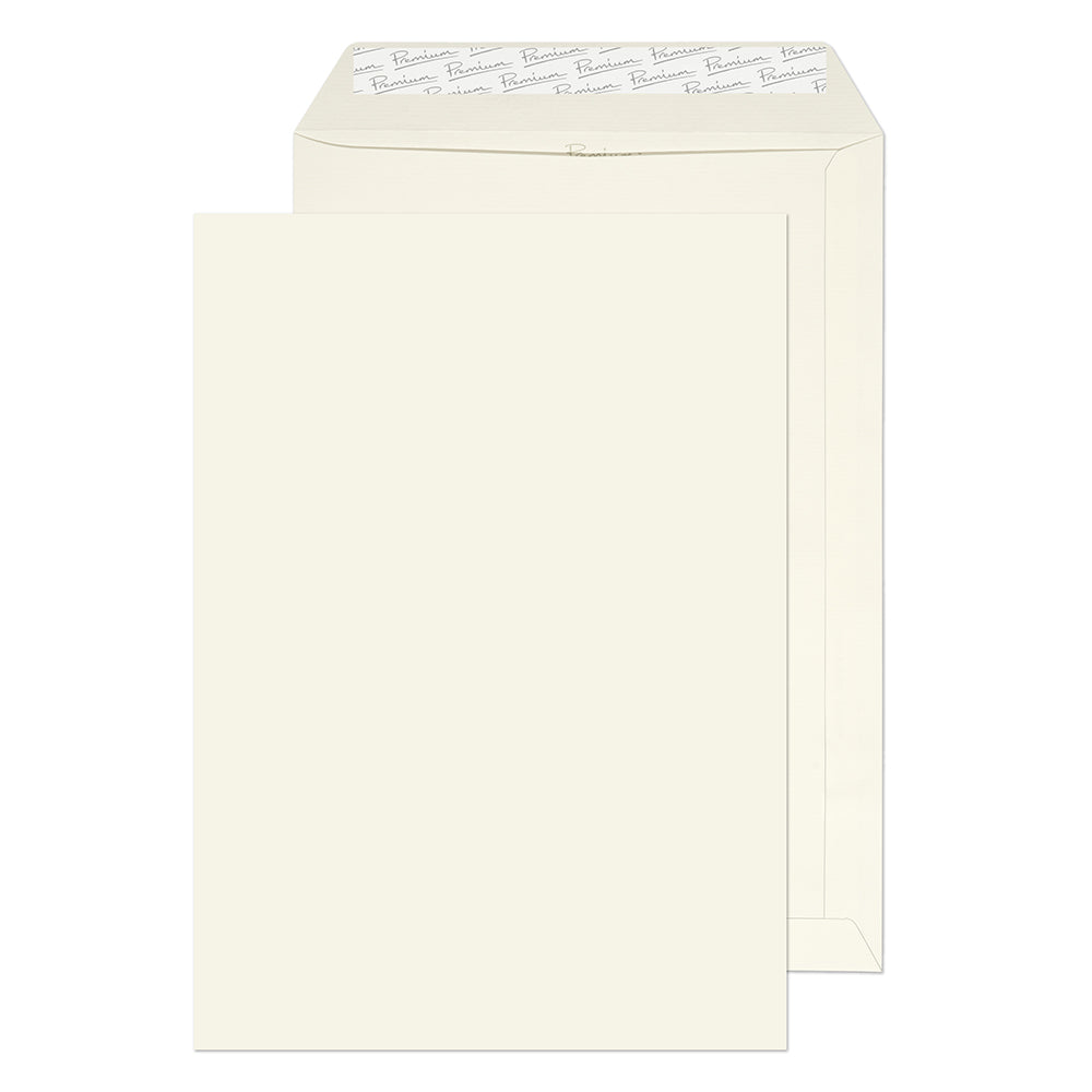 C4 High White Laid 120gsm Peel & Seal Pocket Envelopes (Qty 20) 229mm ...