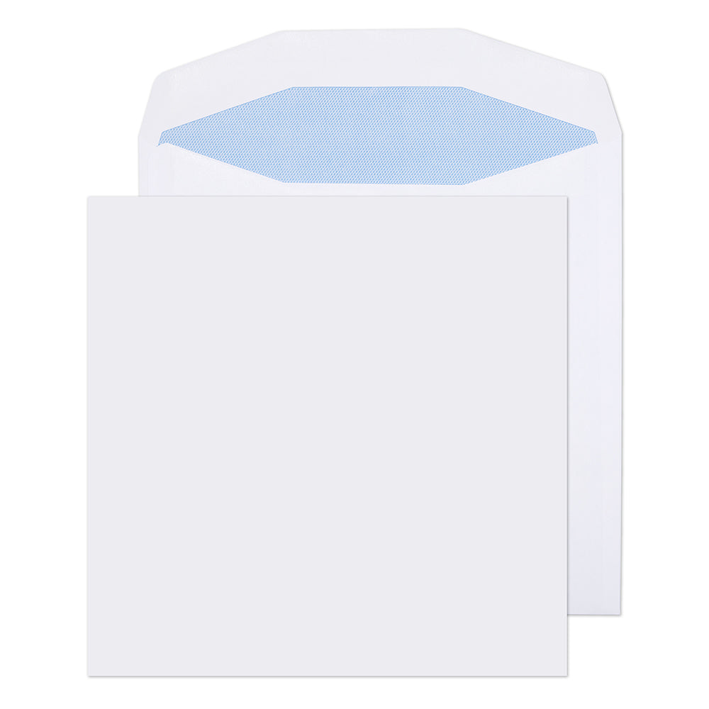 220mm x 220mm Wallet Self Seal White 100gsm Envelopes (Qty 250) - All ...