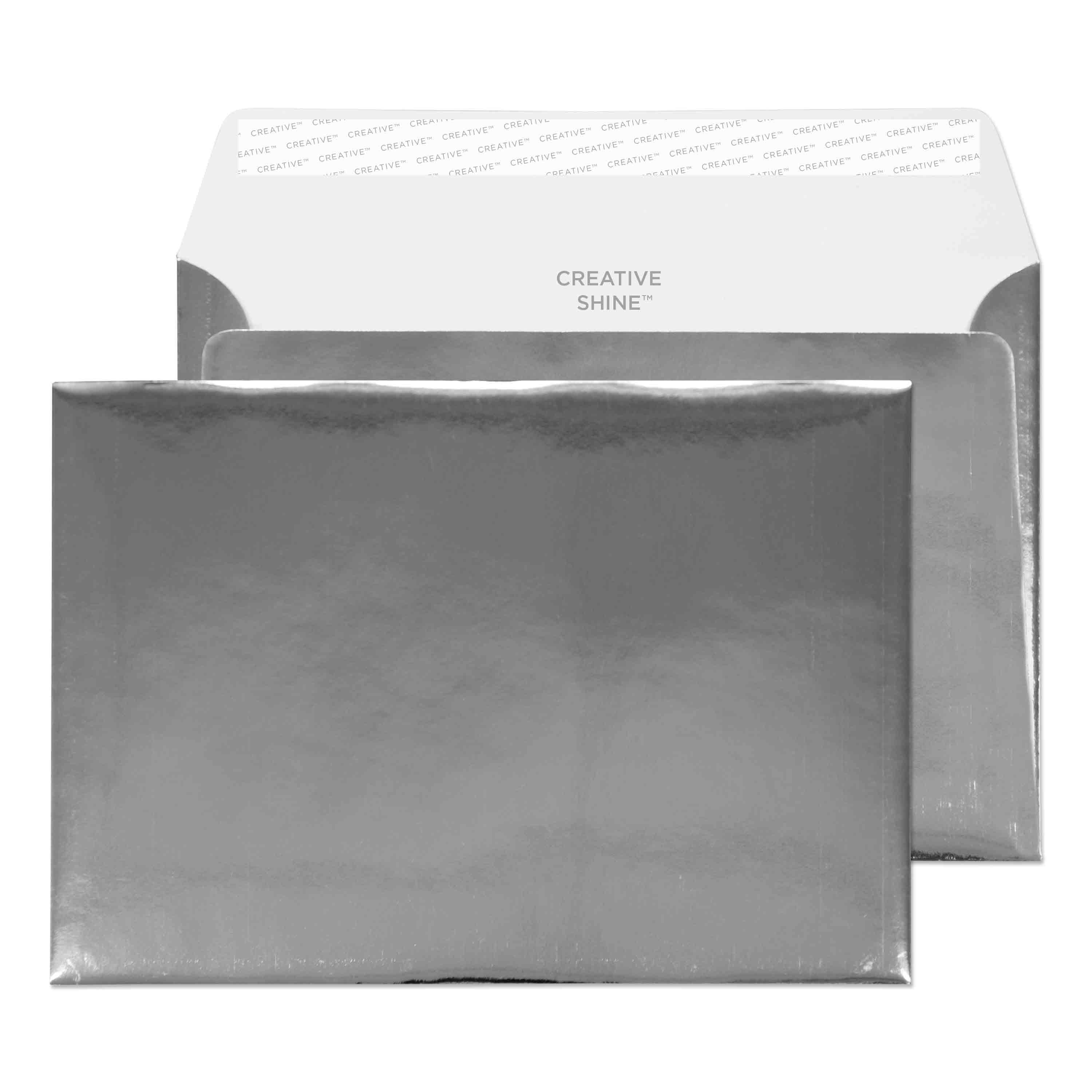 C5 Chrome Plated 140gsm Peel & Seal Envelopes (Qty 100) 162mmx 229mm ...