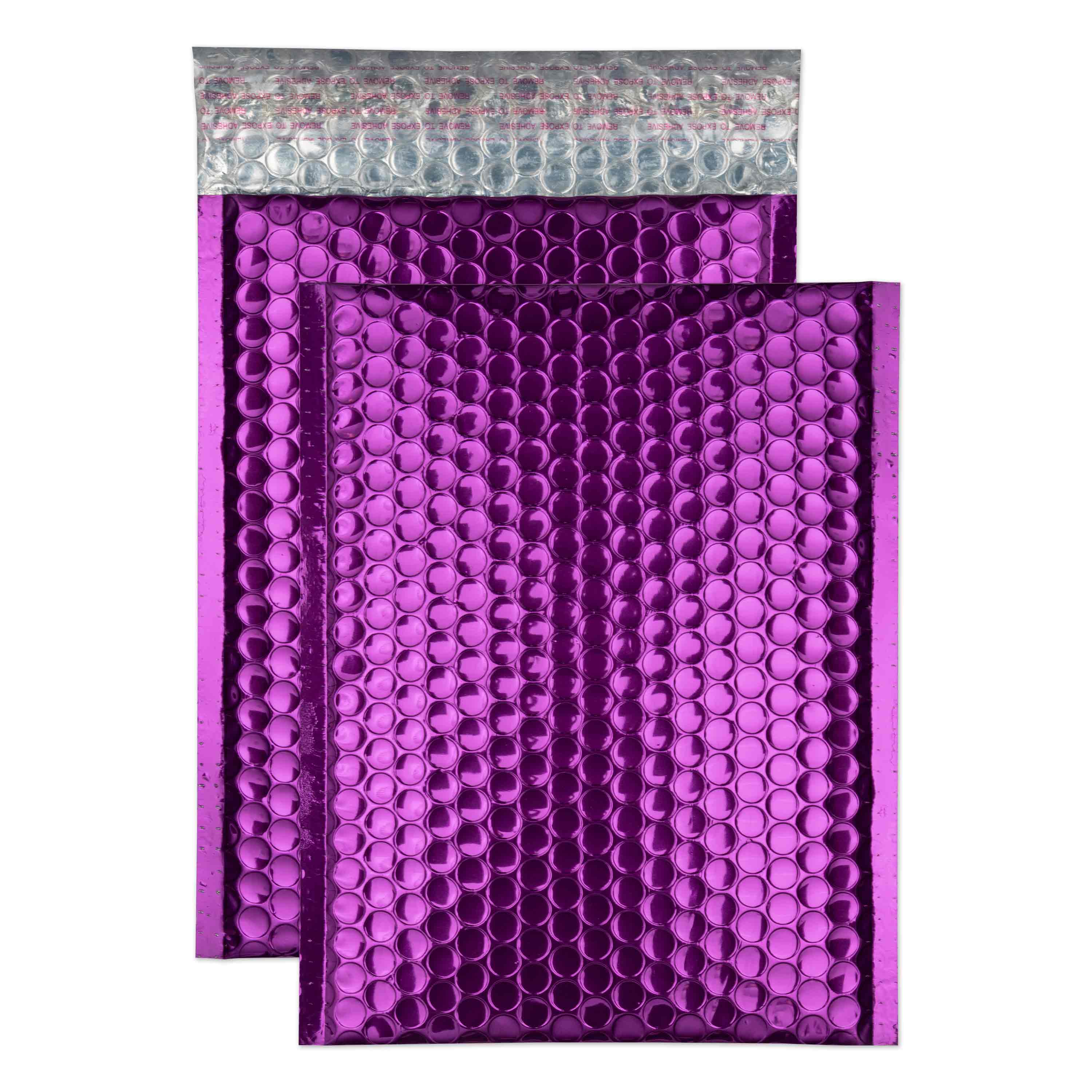 C5+ Purple Grape Padded Bubble Bag Envelopes (Qty 100) 180mm x 250mm ...