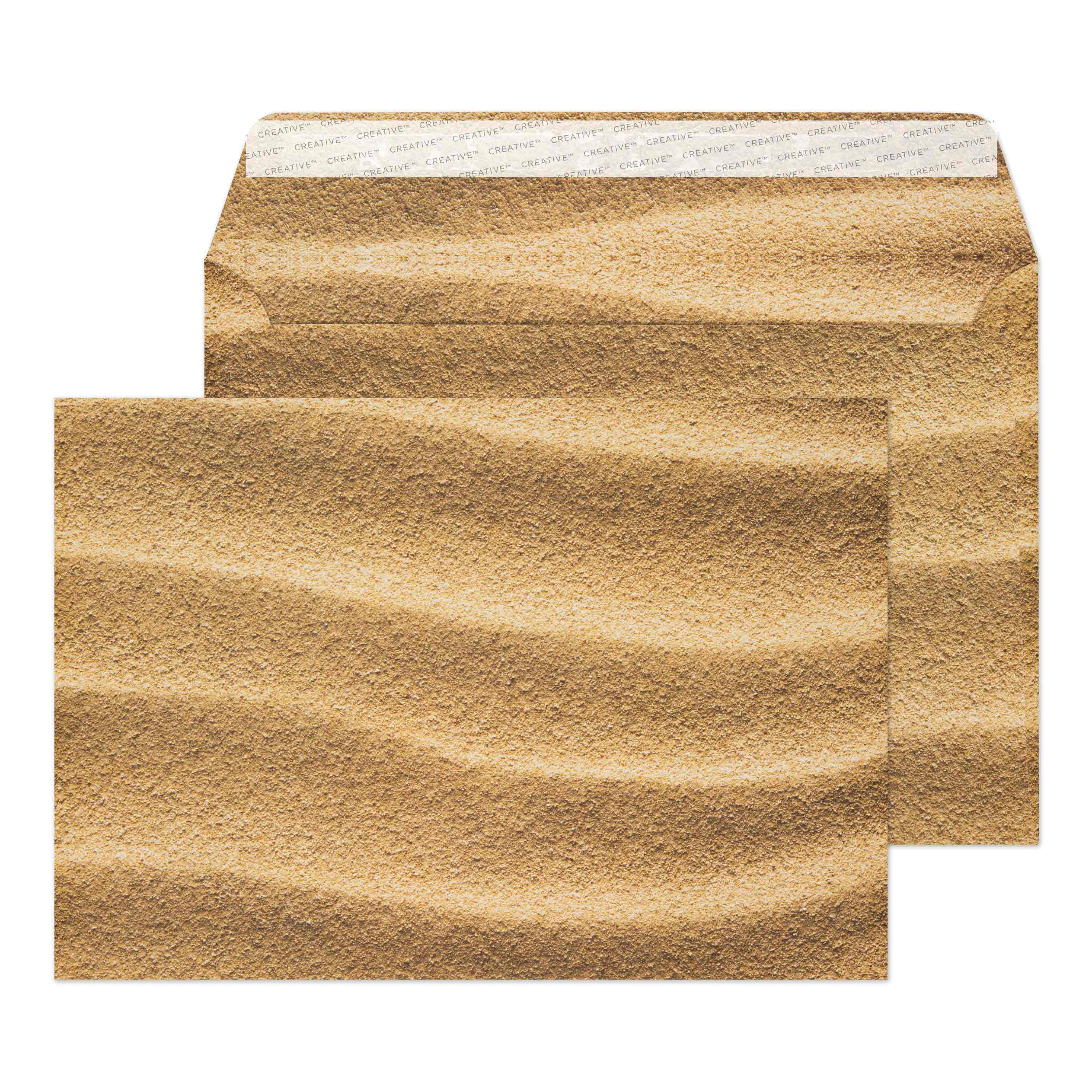 C5 Sahara Sand 135gsm Peel & Seal Envelopes (Qty 125) 162mm x 229mm ...