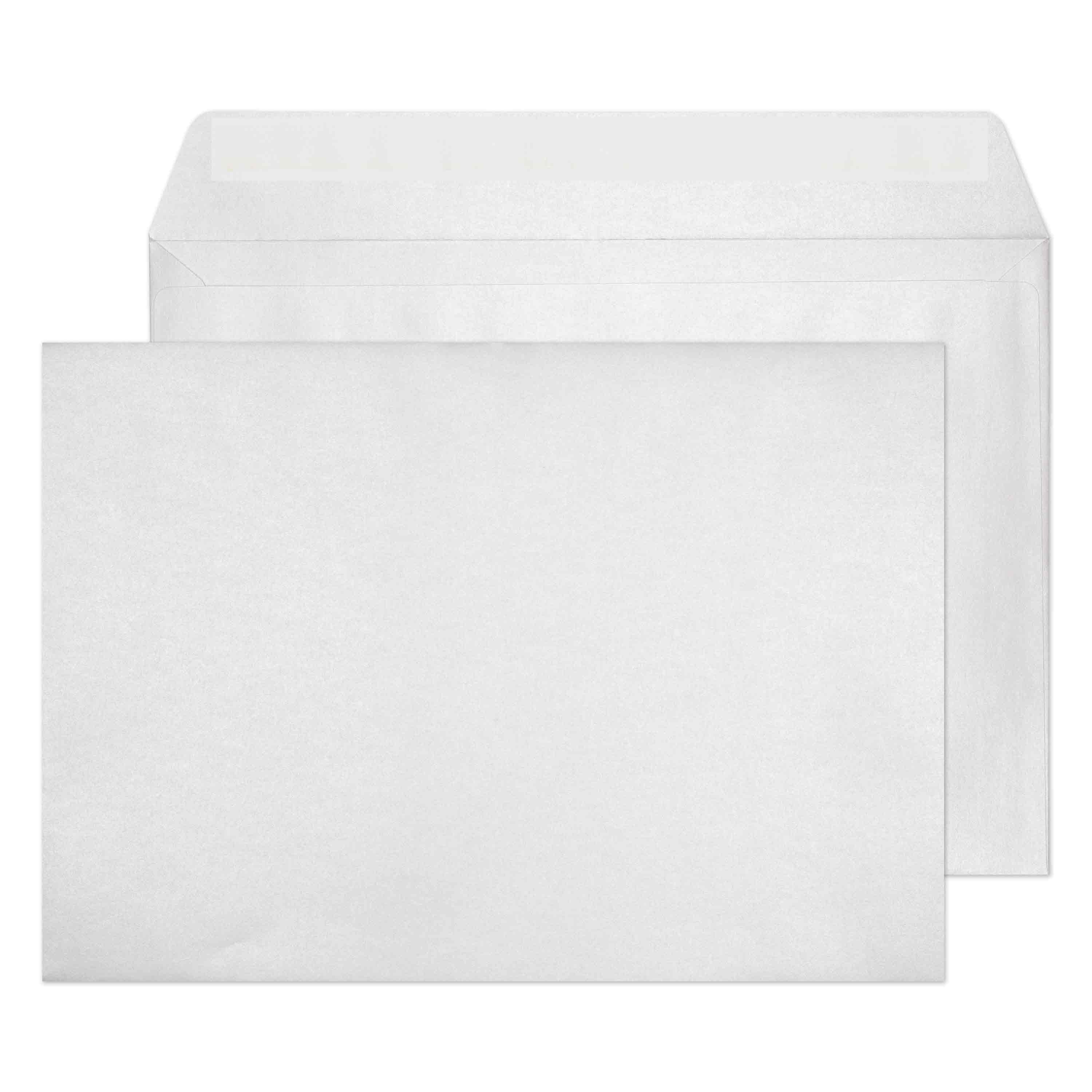 C4 Pearlescent Frosted White 120gsm Peel & Seal Envelopes (Qty 125) 22 ...