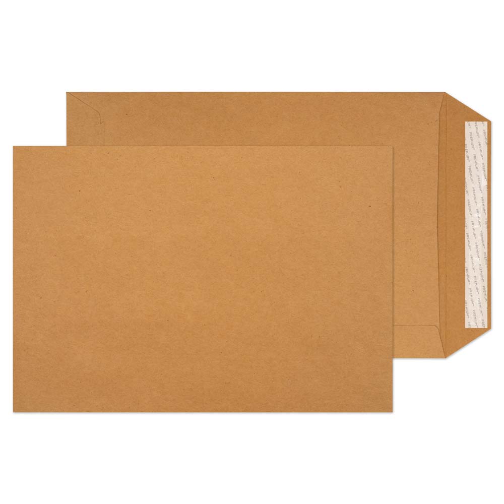 C5 Cream Manilla Pocket Peel & Seal 130gsm Envelopes (Qty 250) 162mm x ...
