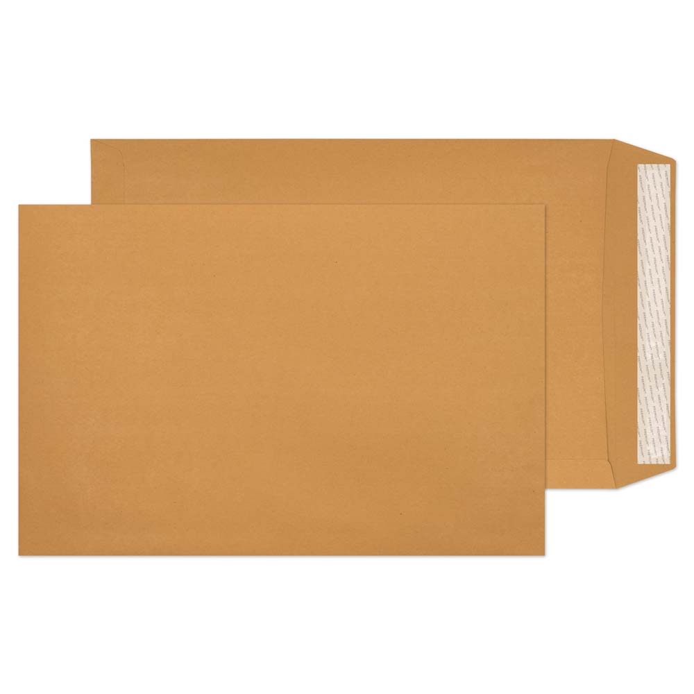 254mm x 381mm Cream Manilla Pocket Peel & Seal 130gsm Envelopes (Qty 2 ...