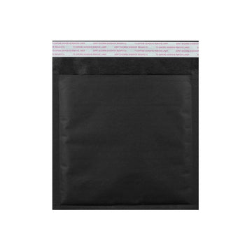 165mm x 165mm Matt Black Padded (Paper Finish) Bubble Envelopes (Qty 1 ...