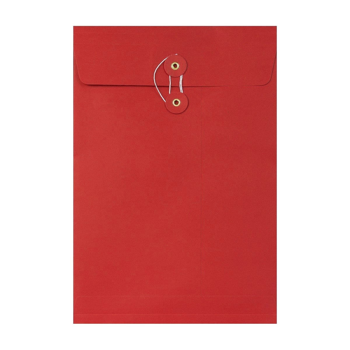 C4 Red Gusset String & Washer Envelopes (Qty 100) 324mm x 229mm x 25mm - All Colour Envelopes