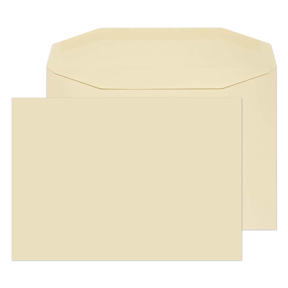C5 Mailer Gummed Cream 100gsm Envelopes (Qty 500) 162mm x 229mm - All ...