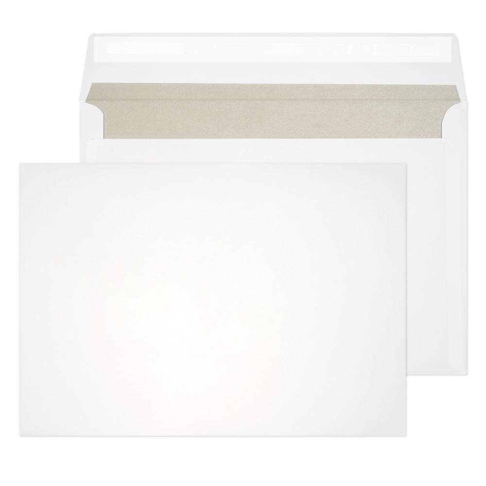 C5 Bright White 120gsm Peel & Seal Wallet Envelopes (Qty 500) 162mm x ...
