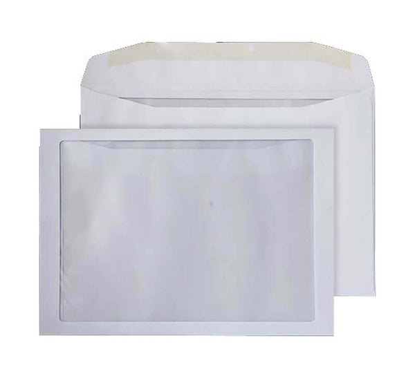 Mailer Gummed Full Face Window White C4 229x324 100gsm Envelopes Box 2 ...