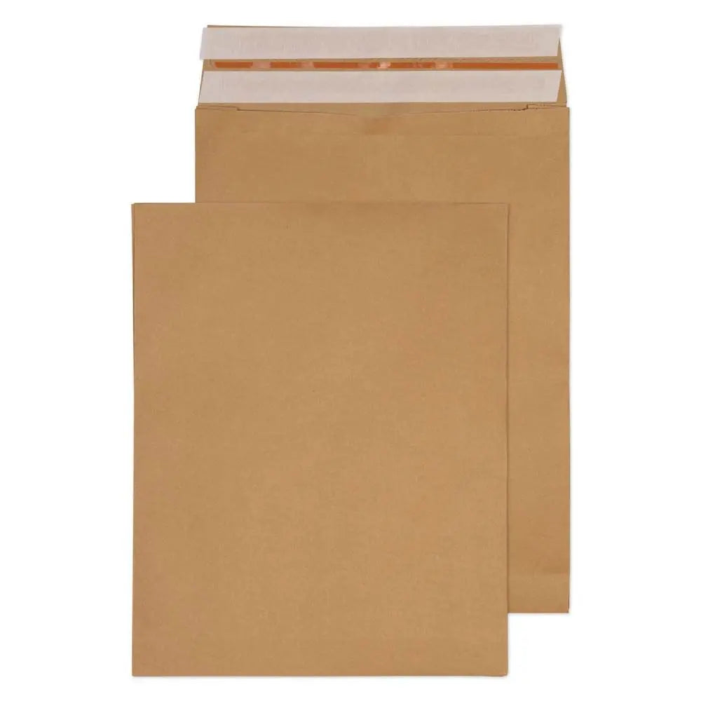 Kraft Brown 130gsm Mailing Expansion Pocket (Qty 100) 480mm x 380mm x ...