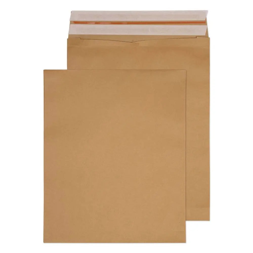Kraft Brown 130gsm Mailing Expansion Pocket (Qty 100) 550mm x 450mm x ...