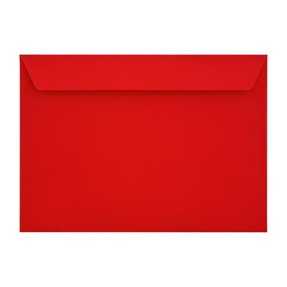 C4 Red Envelopes To Fit A4 120gsm peel & seal Pillar Box - All Colour ...