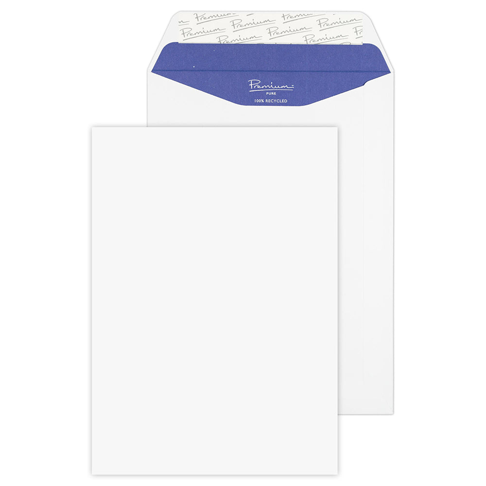 C5 Pocket Peel & Seal Super White Wove 120gsm Envelopes (Qty 50) 162mm ...