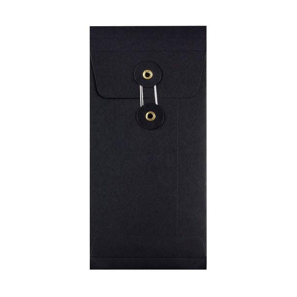 Black DL Gusset String & Washer Envelopes | All Colour Envelopes